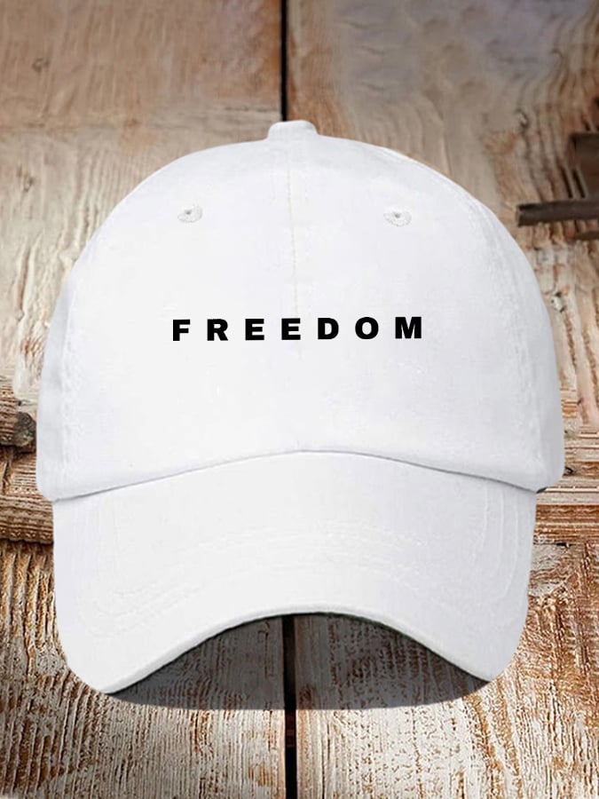 ️Unisex Vintage Freedom Print Hat
