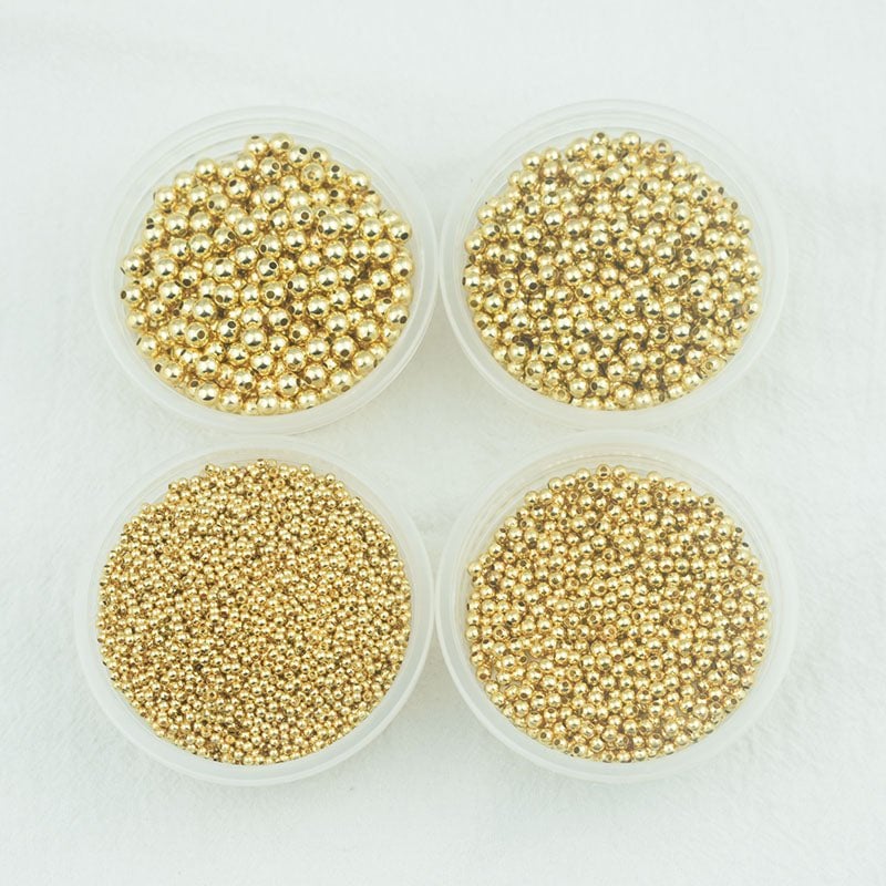 18k Gold Plated Pure Copper Beads