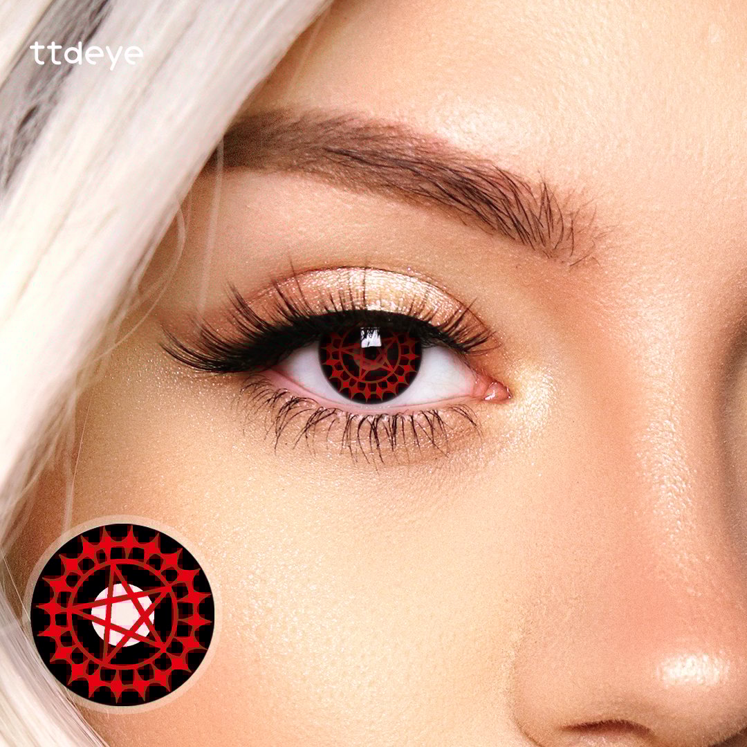 TTDeye Ciel's Contract Red Colored Contact Lenses