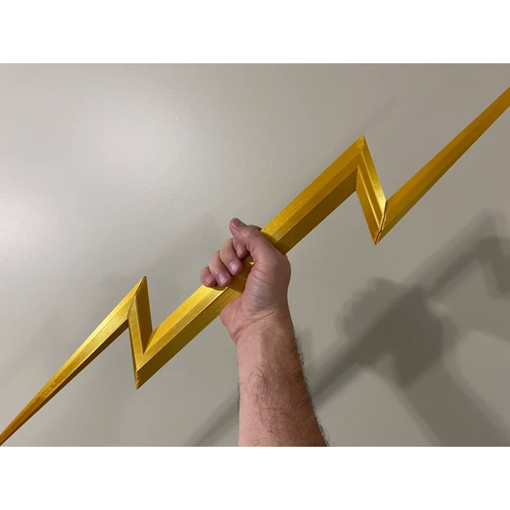 Zeus Lightning Bolt Prop, 3D Print from Thor Love and Thunder