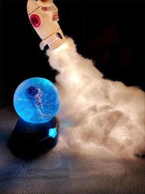 DIY Astronaut Rocket Night Light