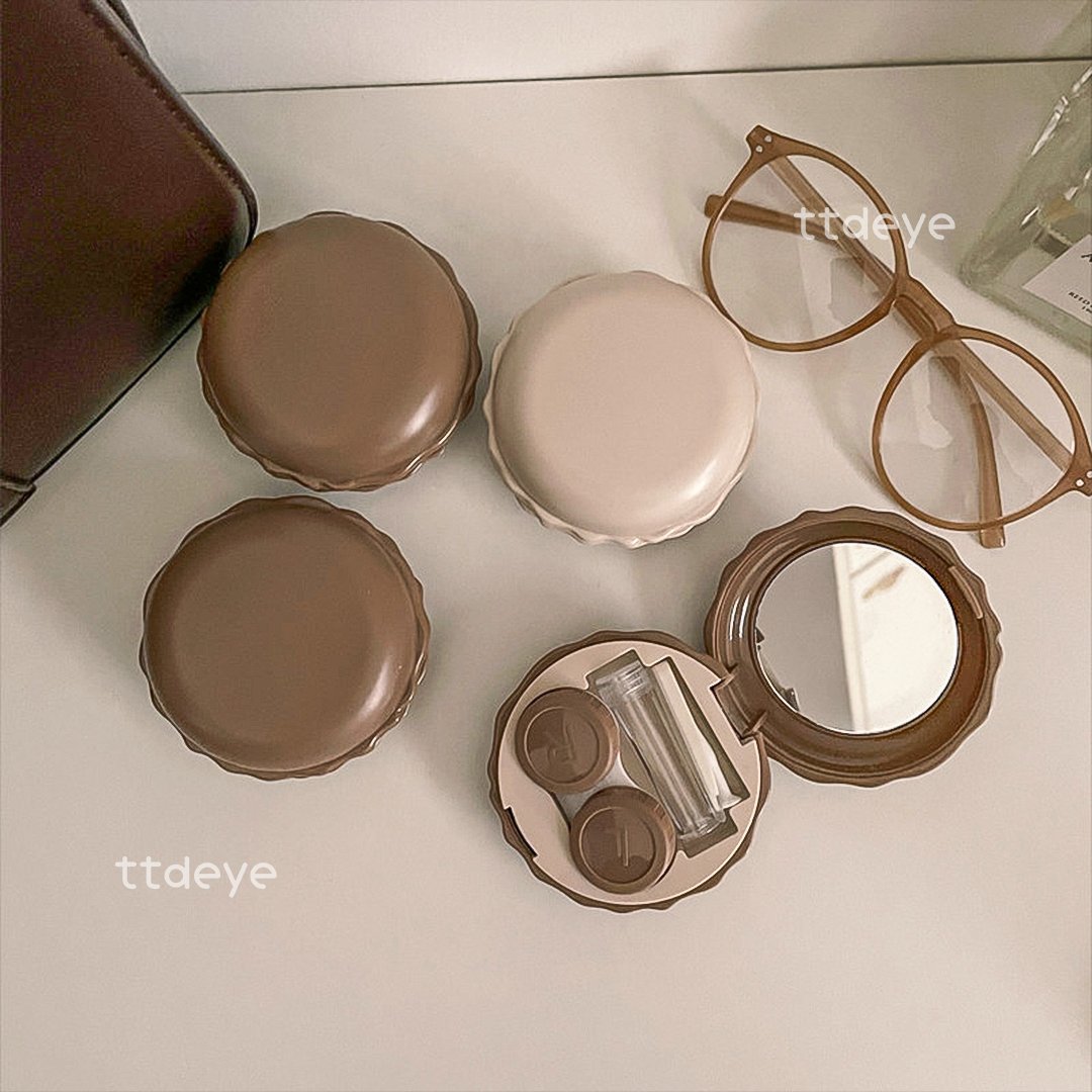 TTDeye Macaron Milk Tea Lens Case