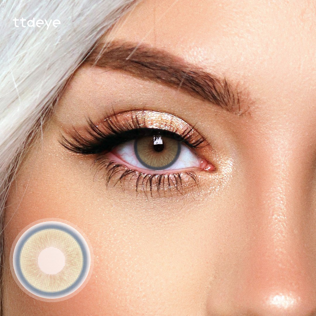 TTDeye Hazy Moon Brown Colored Contact Lenses | TTDeye Official