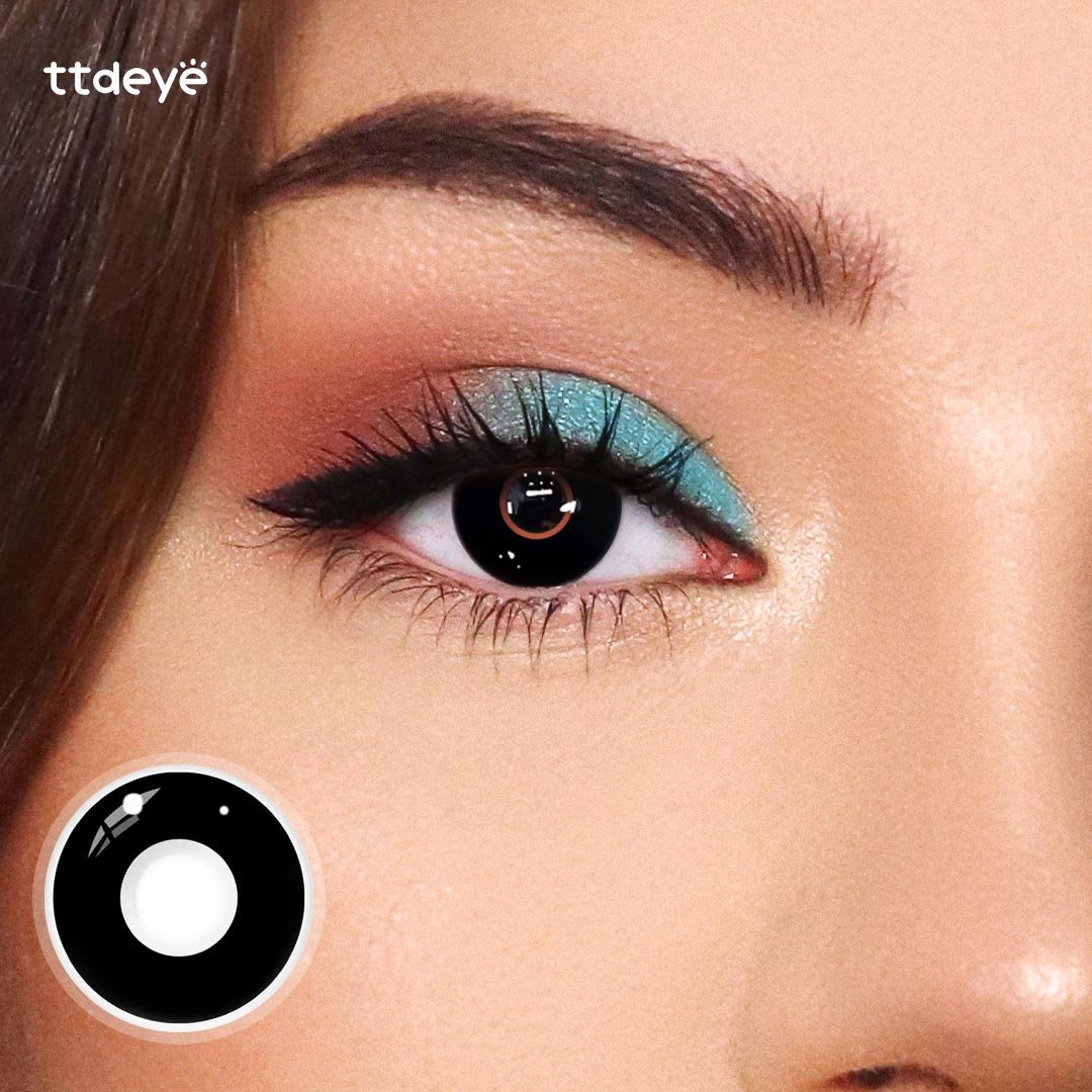 TTDeye Darknight Black Colored Contact Lenses