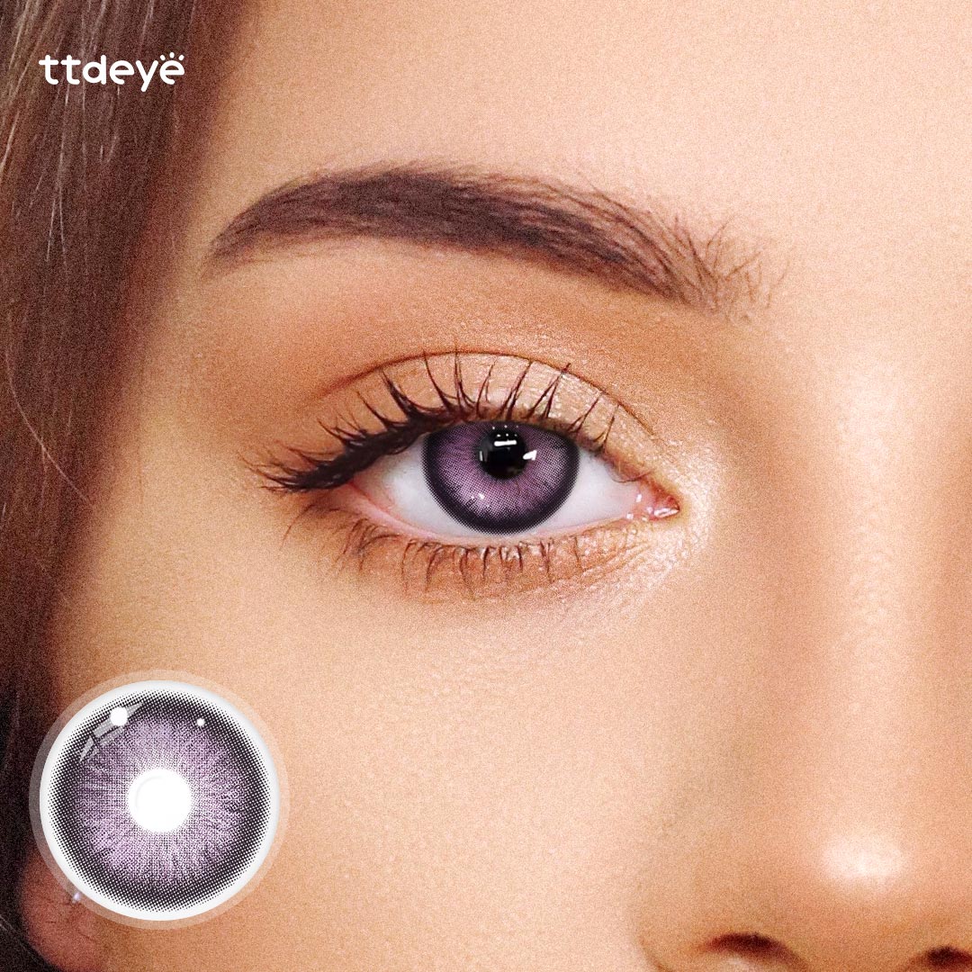 TTDeye Lucid Purple Colored Contact Lenses