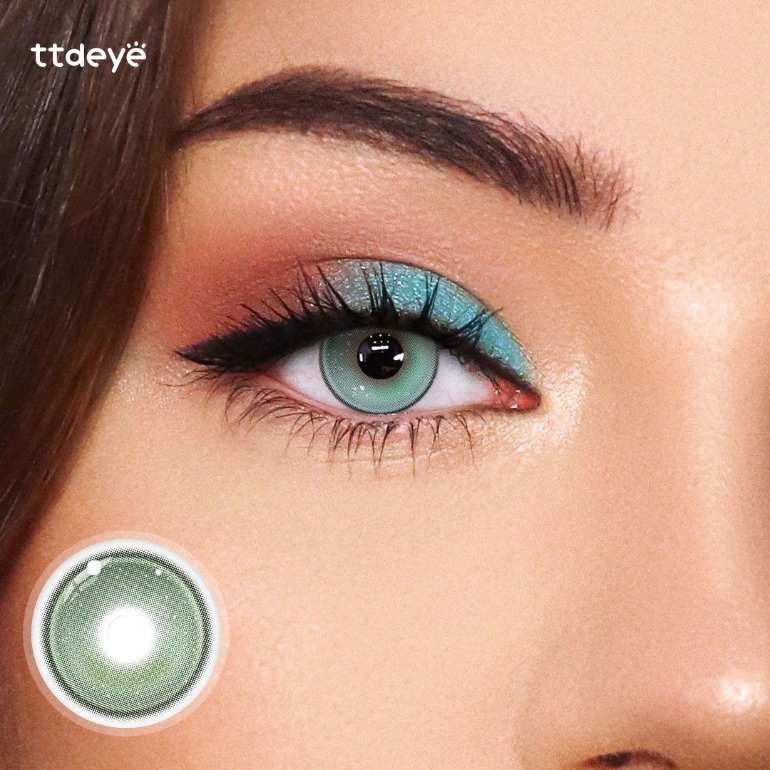 TTDeye Glint Green Colored Contact Lenses