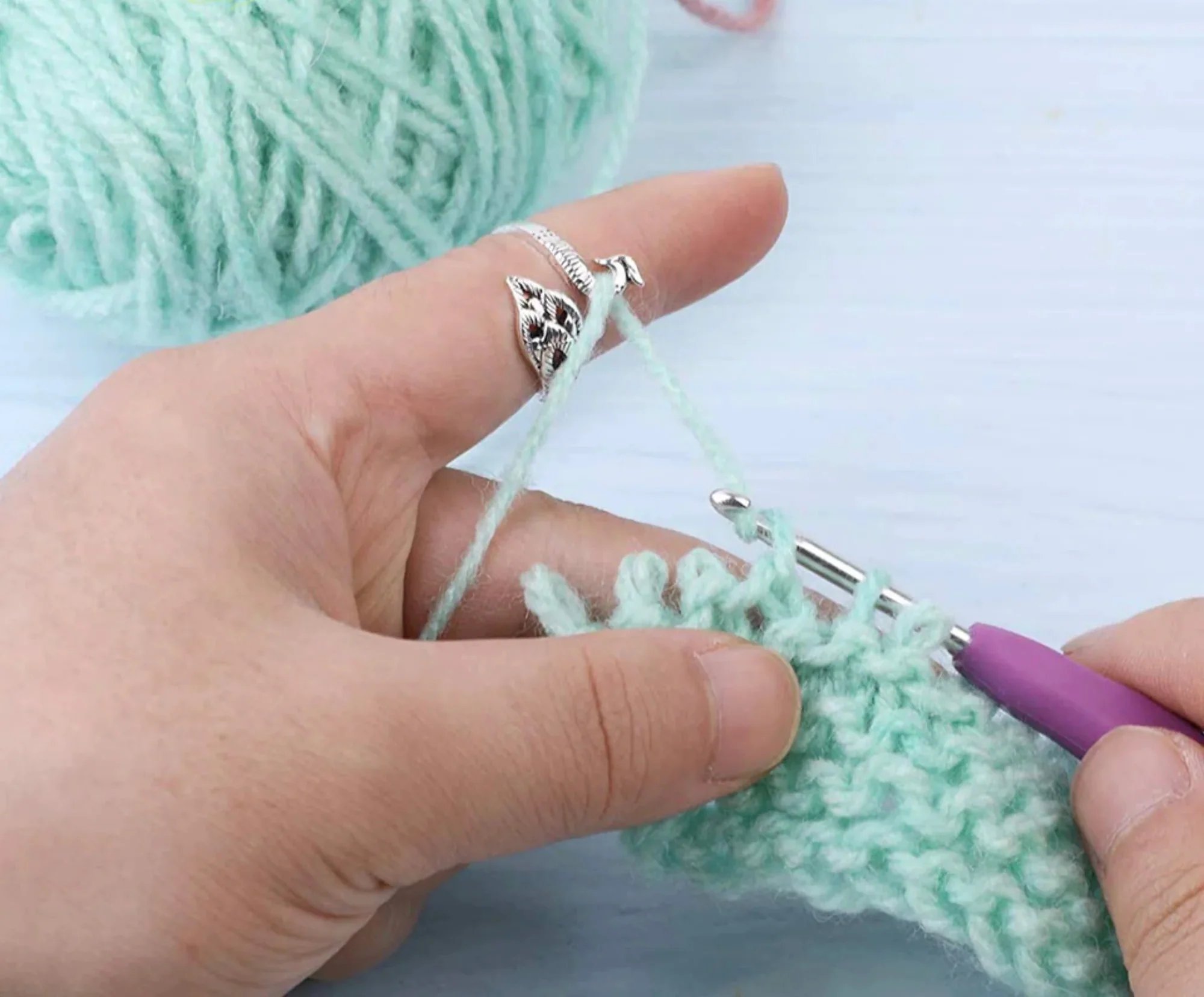 Adjustable Crochet/Knitting Rings