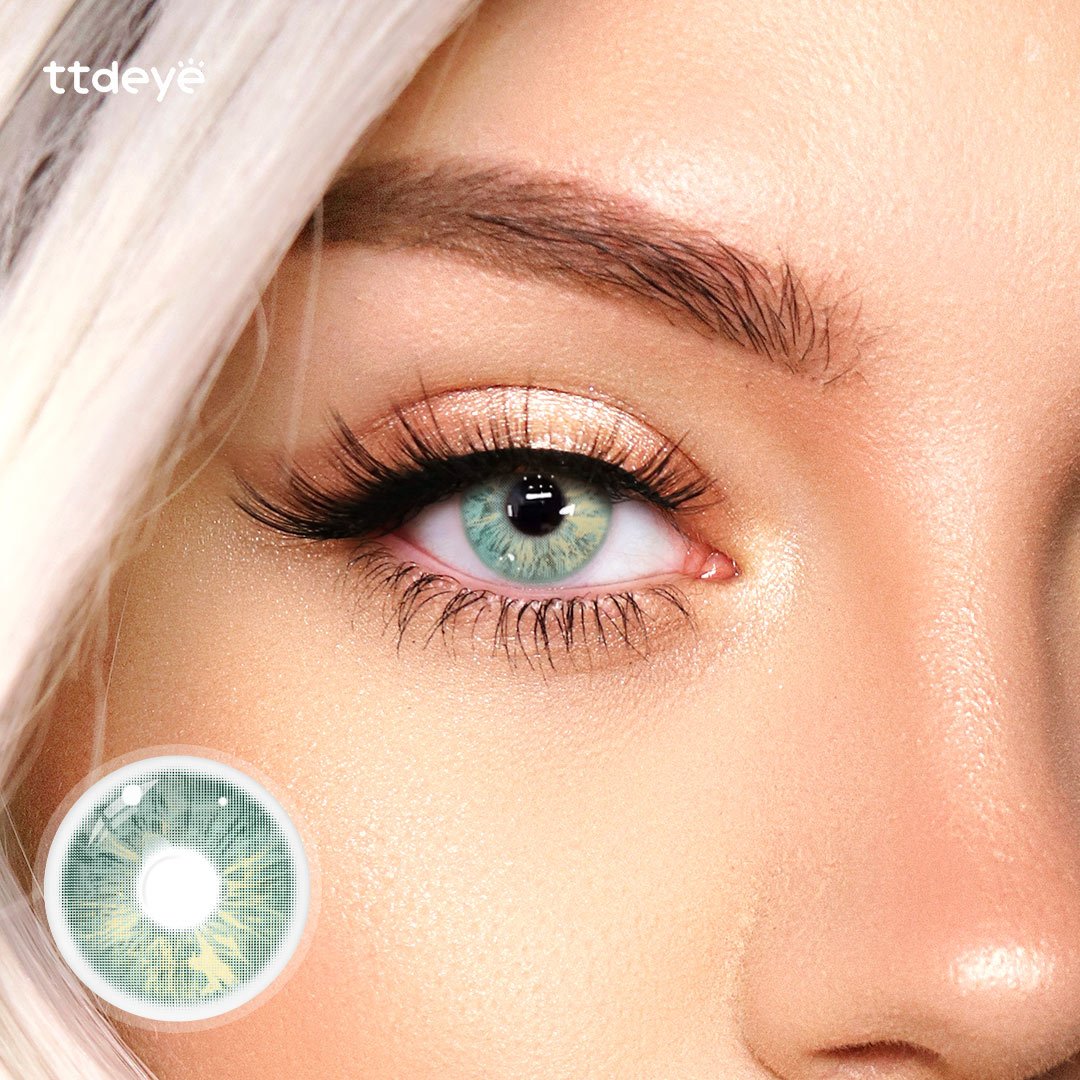 TTDeye Ignis Green Cosplay Colored Contact Lenses