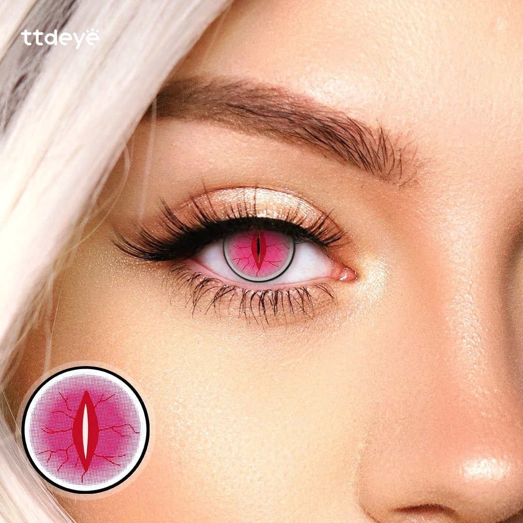 TTDeye Demon Slayer - Muzan Style Colored Contact Lenses