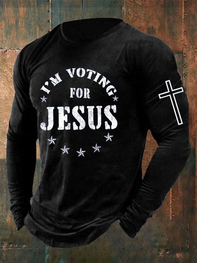 Men's I’m Voting For Jesus Christian T-Shirt