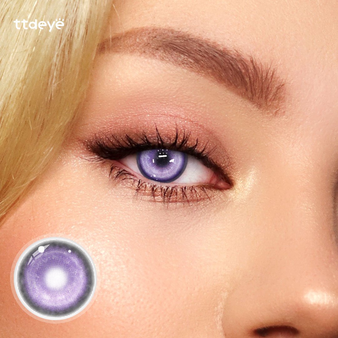 TTDeye Nebula Purple Colored Contact Lenses
