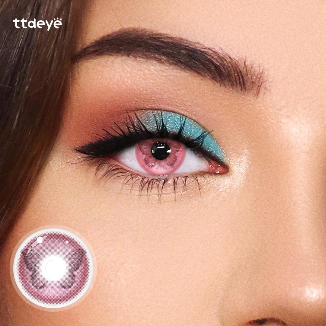 TTDeye Gossamer Pink Colored Contact Lenses