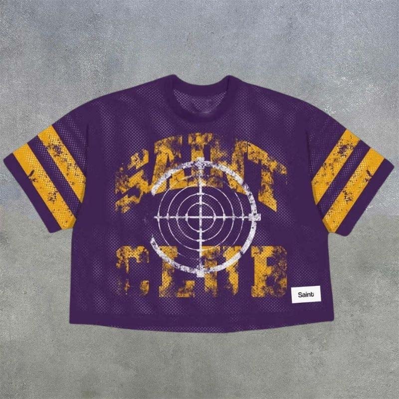 Saint Club Print Mesh Jersey