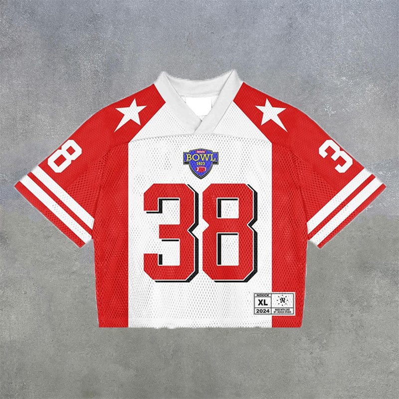 No.38 Digital Print Mesh Jersey