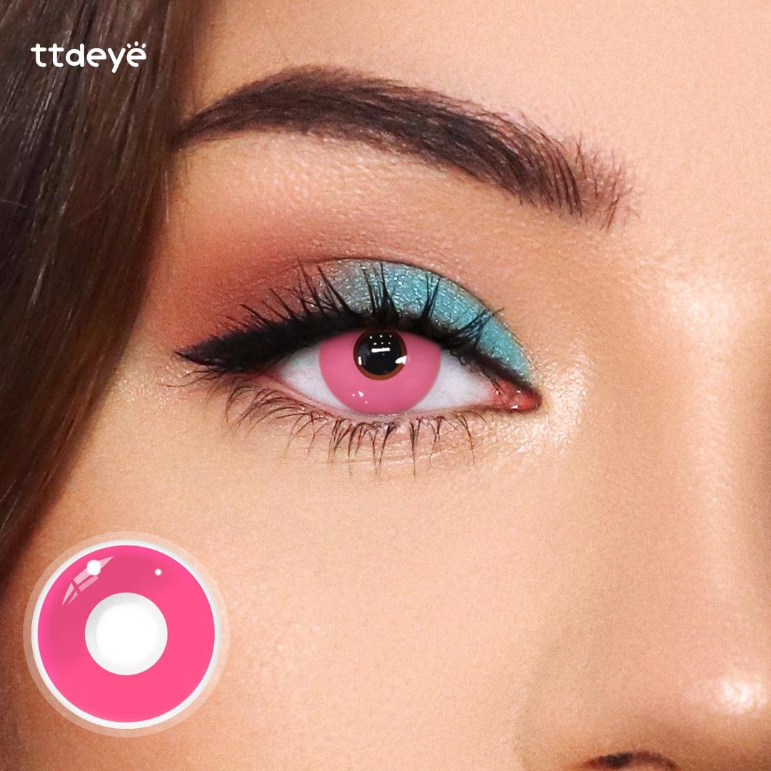 TTDeye Pure Pink Colored Contact Lenses