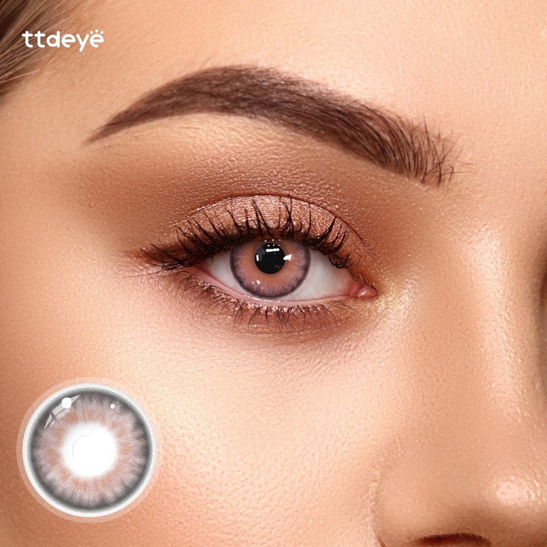 TTDeye Lime Light Chocolate Colored Contact Lenses