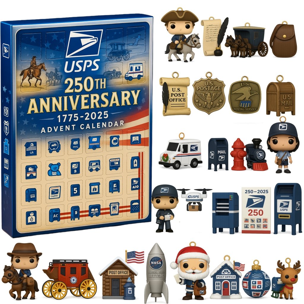 USPS 250th Anniversary Advent Calendar 2025 - Oreglory