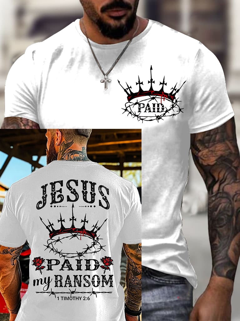 Men's Jesus Paid My Ransom T-Shirt