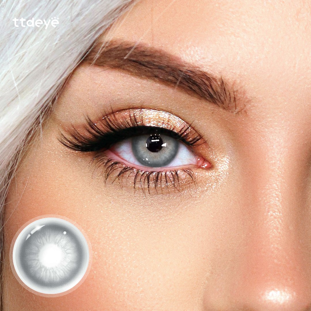 TTDeye Glacier Grey Colored Contact Lenses