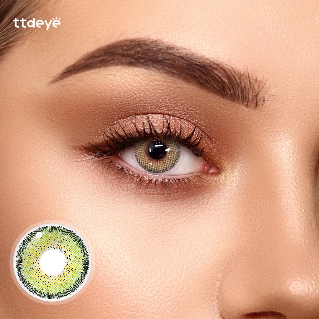 Order Euramerican Brown-Green Colored Contact Lenses Online
