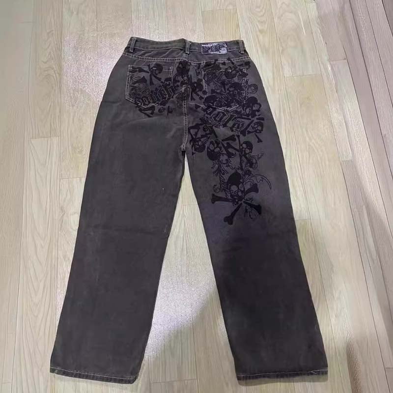 Goth Hip Hop Denim Jeans