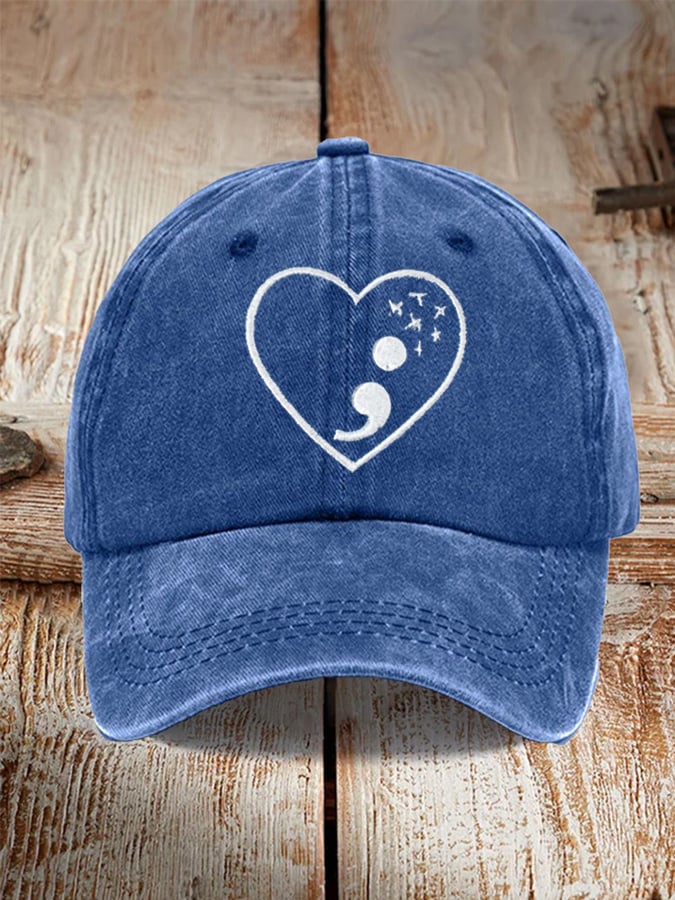 Unisex Embroidered Mental Health hat
