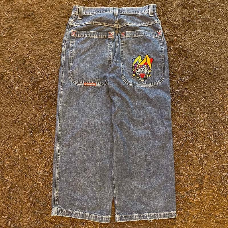 Y2K Hip Hop Clown Denim Jeans