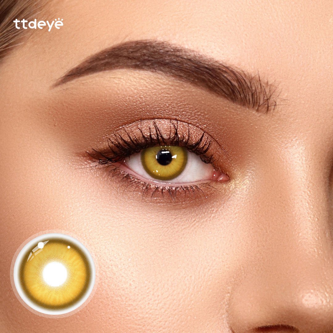 TTDeye Eclat Brown Colored Contact Lenses