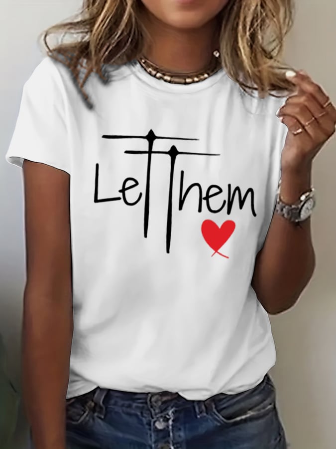 Women's Let Them Print T-Shirt