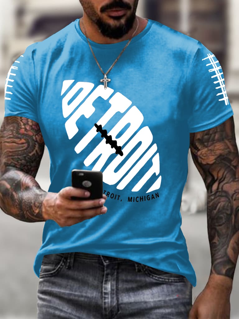 Men's Rugby Print T-Shirt