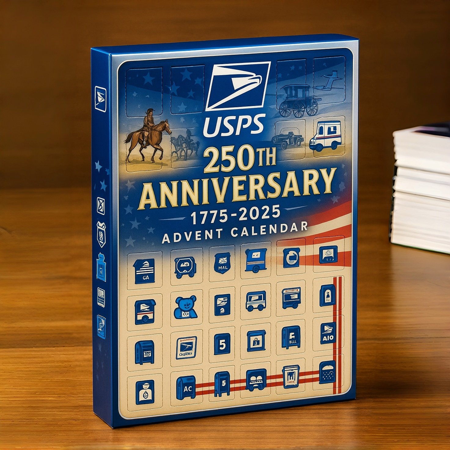 USPS 250th Anniversary Advent Calendar 2025 - Oreglory