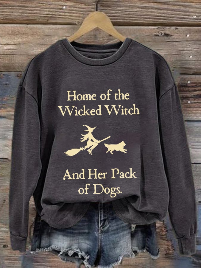 🔥Buy 3 Get 10% Off🔥Retro Home Of The Wicked Witch And Her Pack Of Dogs ...