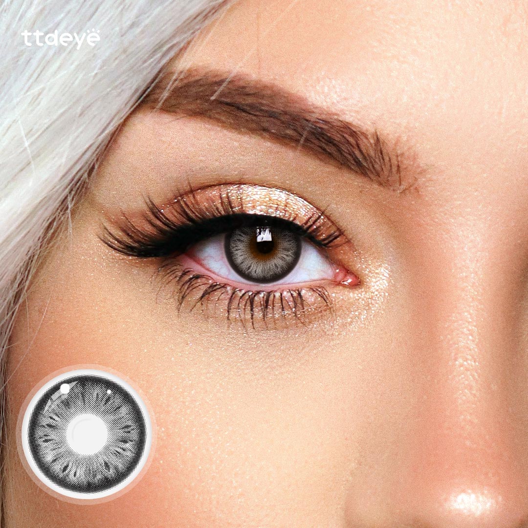 TTDeye Stormy Black Colored Contact Lenses