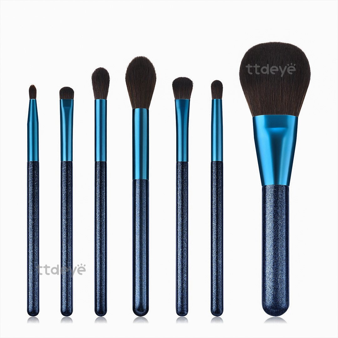 TTDeye Royal blue 7/12 Pieces Brush Set