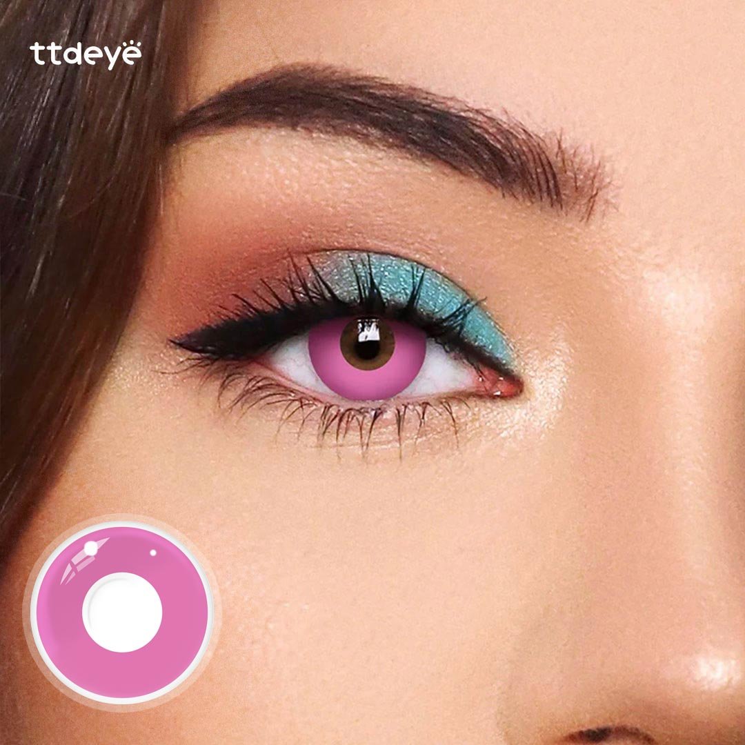 TTDeye Pure Magenta Colored Contact Lenses