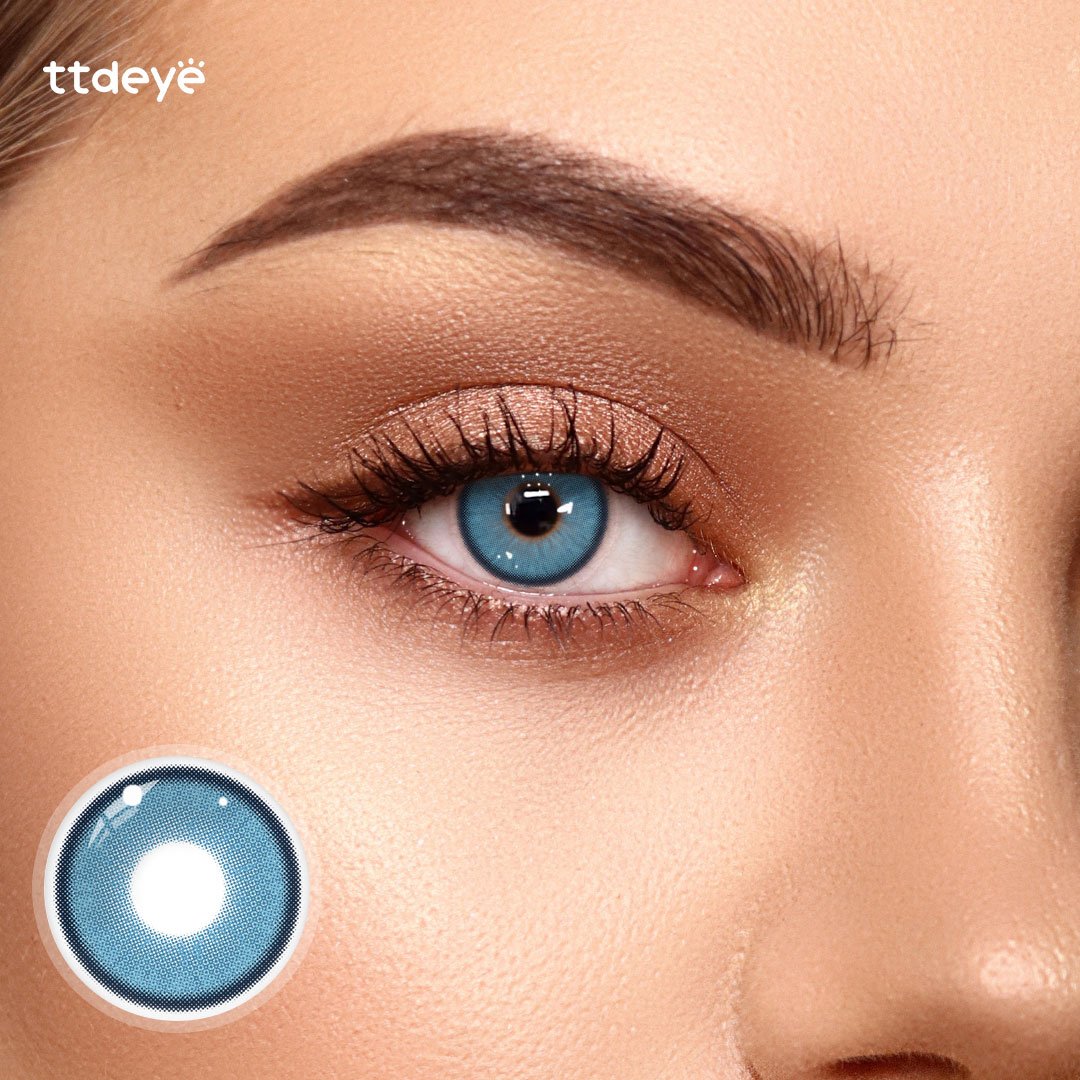 TTDeye Opal Blue Colored Contact Lenses