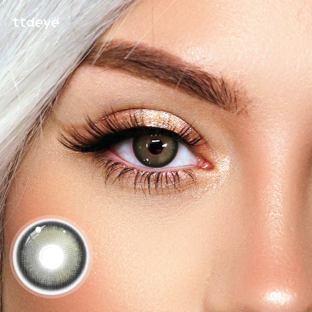 TTDeye Ripple Brown Colored Contact Lenses