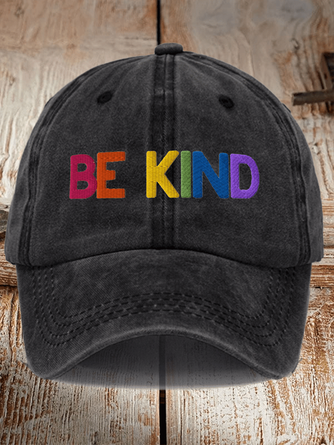 Be Kind Mental Health Awareness Print Hat