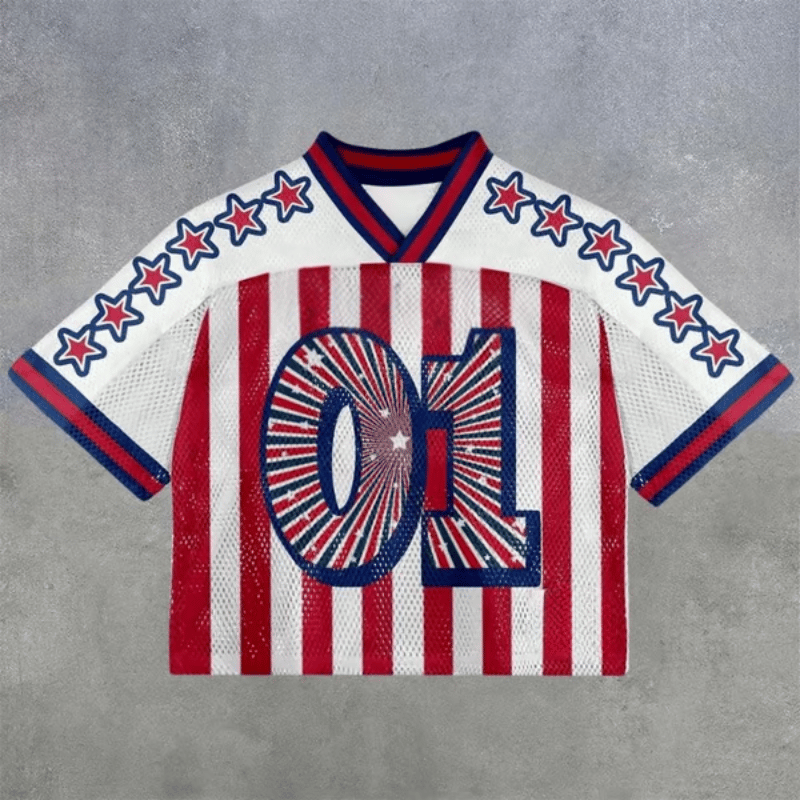 No.01 Digital Print Mesh Jersey