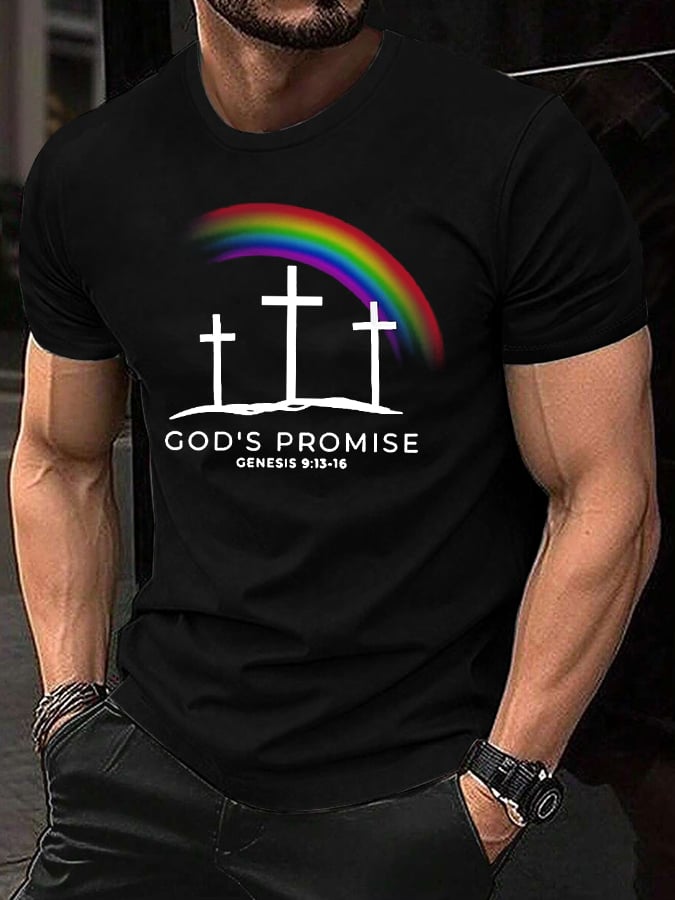 Men's God's Promise Print T-Shirt