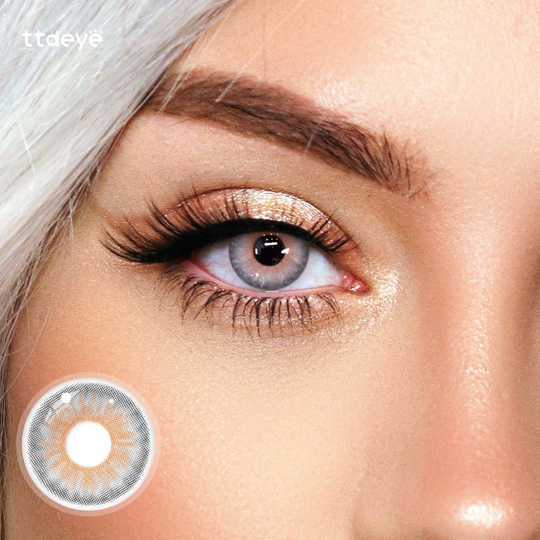 TTDeye Trinity Grey Colored Contact Lenses