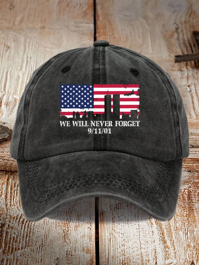 We Will Never Forget 911 Baseball Cap