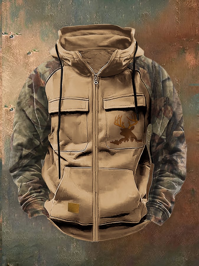 Women's Casual Retro Western Contrast Color Jacket