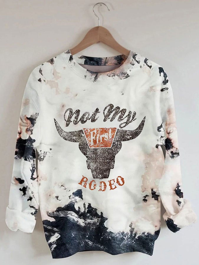 Women's Not My Rodeo Print Sweatshirt